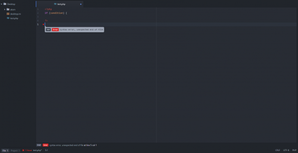【Atom】linterの設定方法 – たくメモ